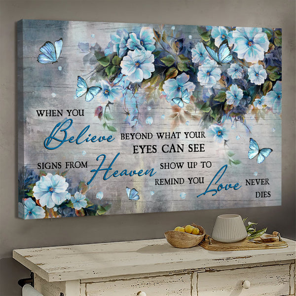 Heaven, flower painting - Signs from heaven show up to remind you love ...
