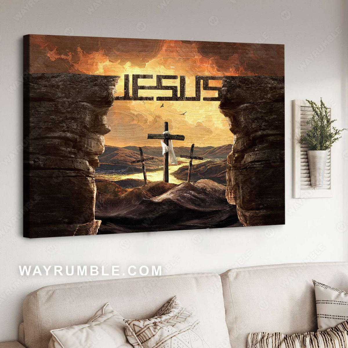 Cliff drawing, Valley landscape, Sunset painting, Jesus bridge - Jesus ...