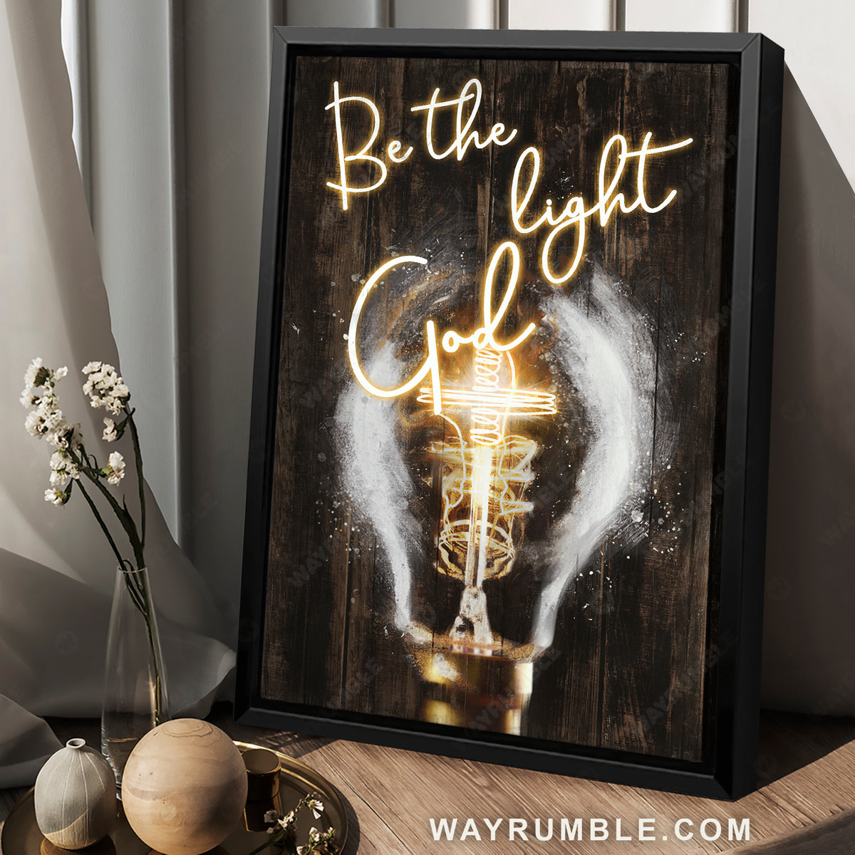 Stunning light bulb, Jesus painting, Be the light God - Jesus Portrait ...
